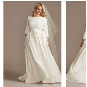 David's Bridal | Dresses | Davids Bridal Plus Size Wedding Dress | Poshmark